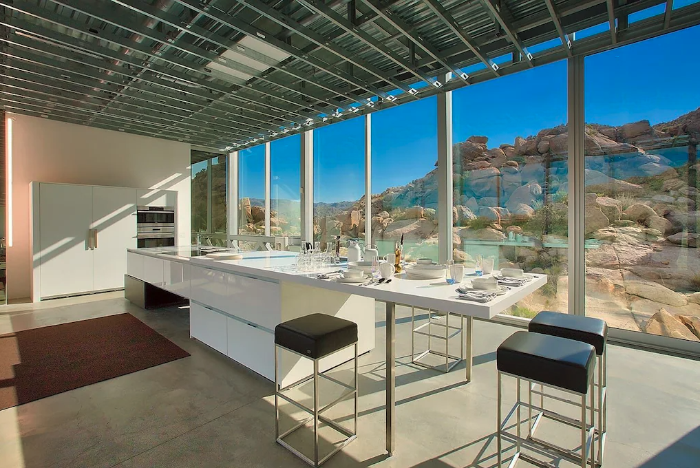 Joshua Tree's Glass House Offers Dramatic Desert Views | TravelAwaits