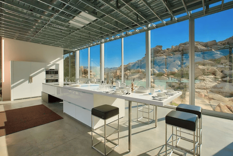 Joshua Tree's Glass House Offers Dramatic Desert Views | TravelAwaits