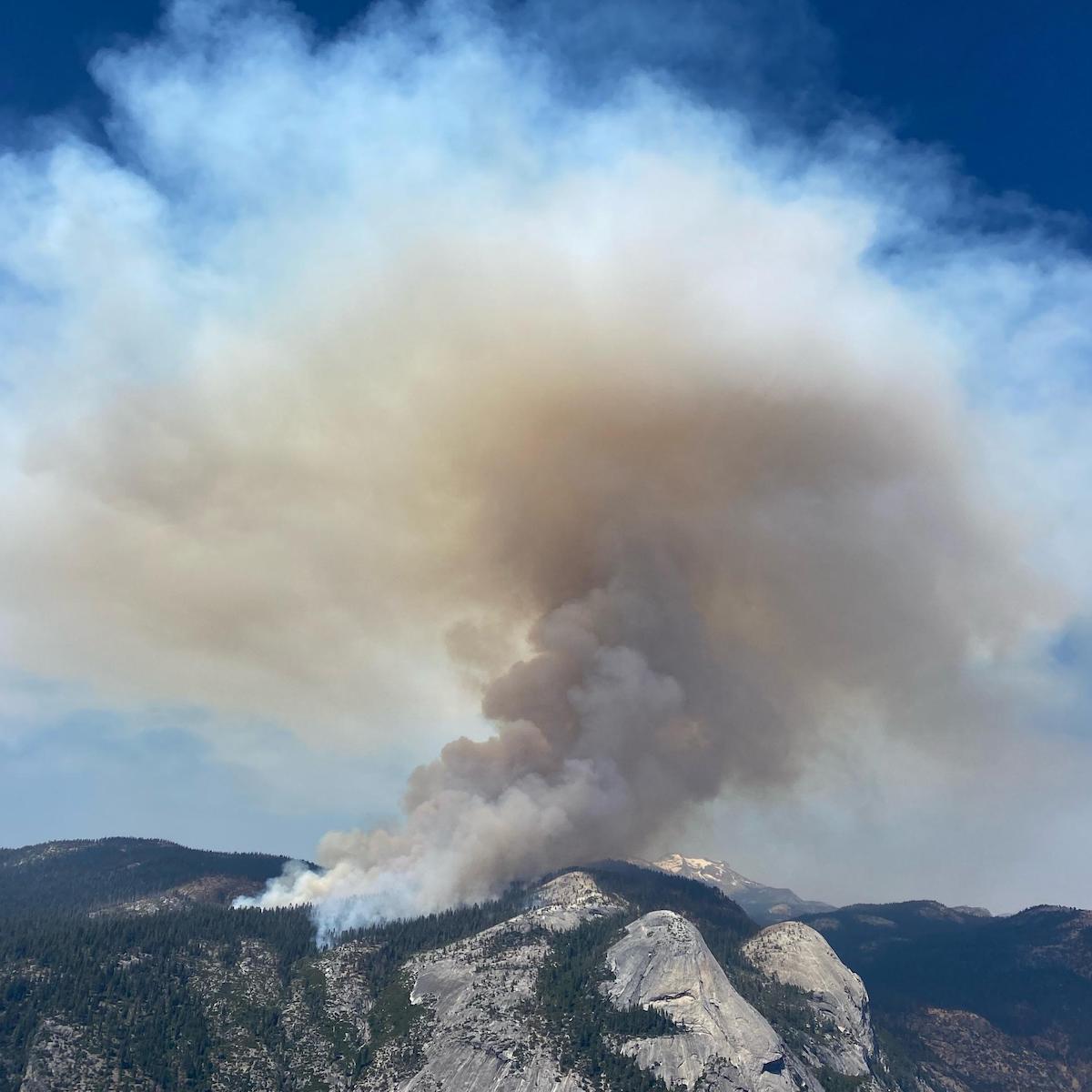 Wildfire At Yosemite National Park Forces Trail Closures And Air ...
