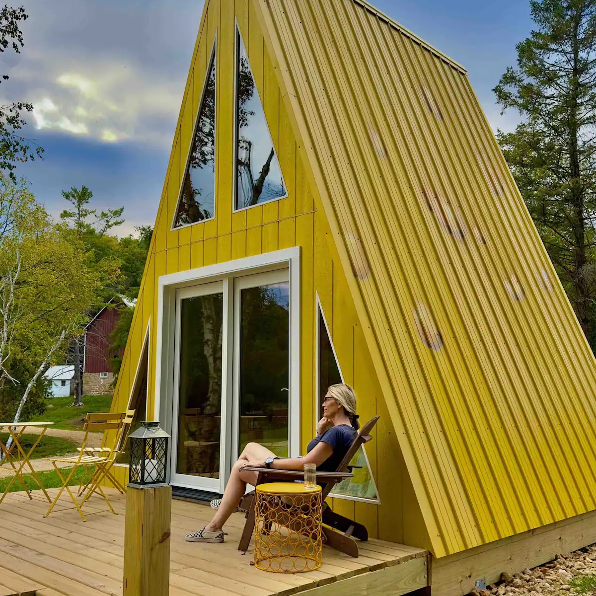 Check Out This Cheese Wedge Cabin in Wisconsin | TravelAwaits