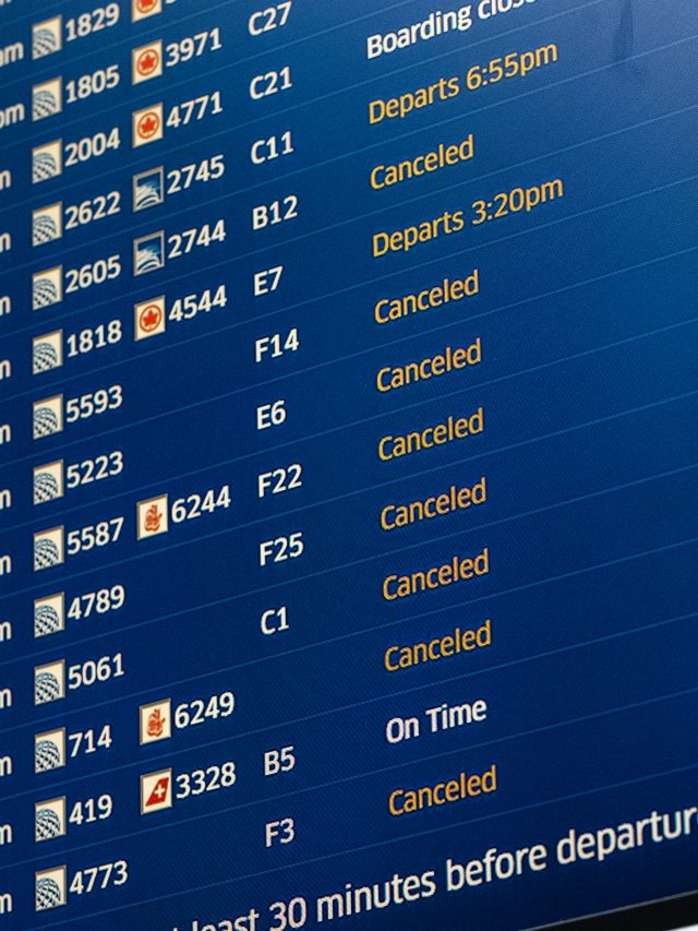 The 10 U.S. Airlines With The Most Flight Delays And Cancellations ...